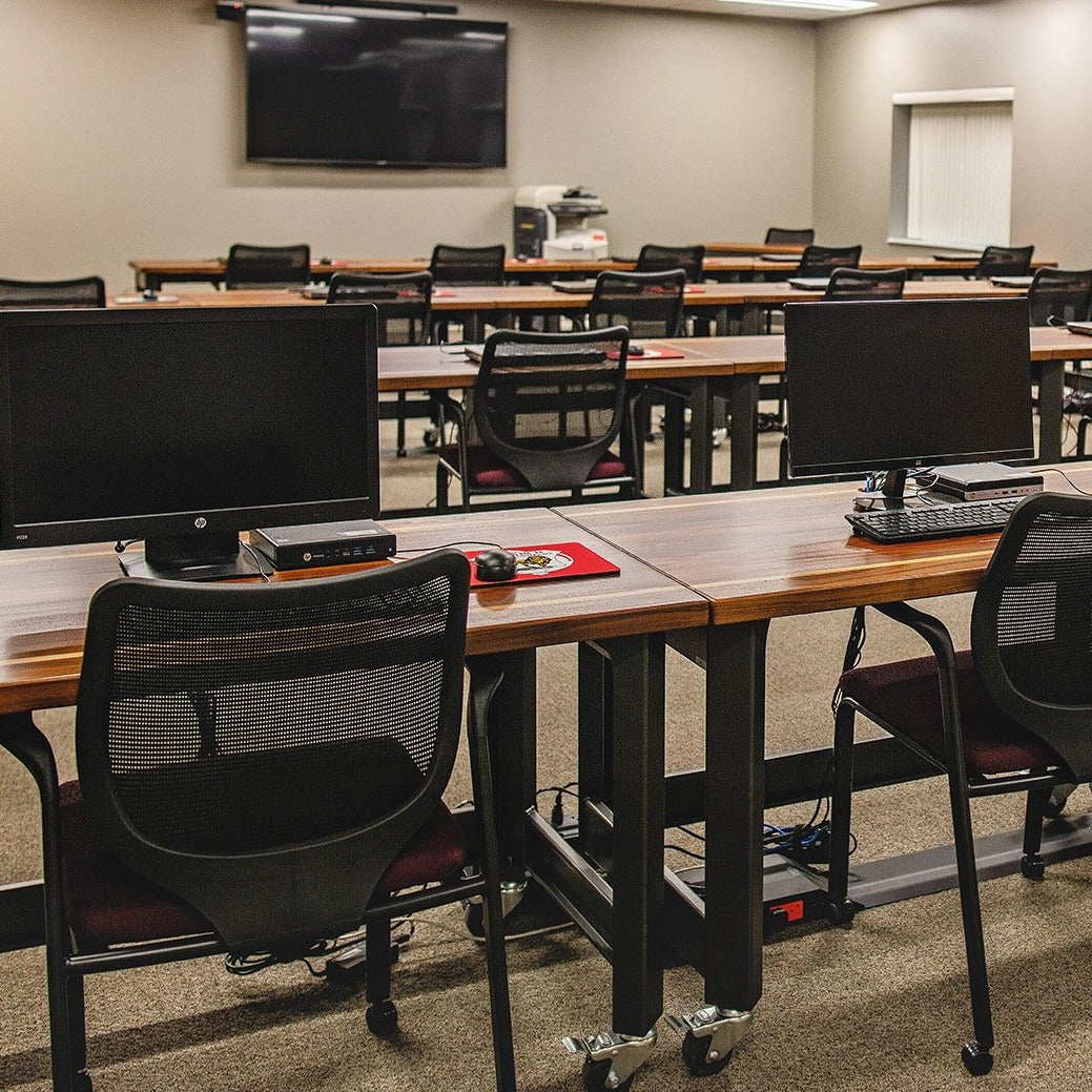 Training Room Desks – Bison Woodworking
